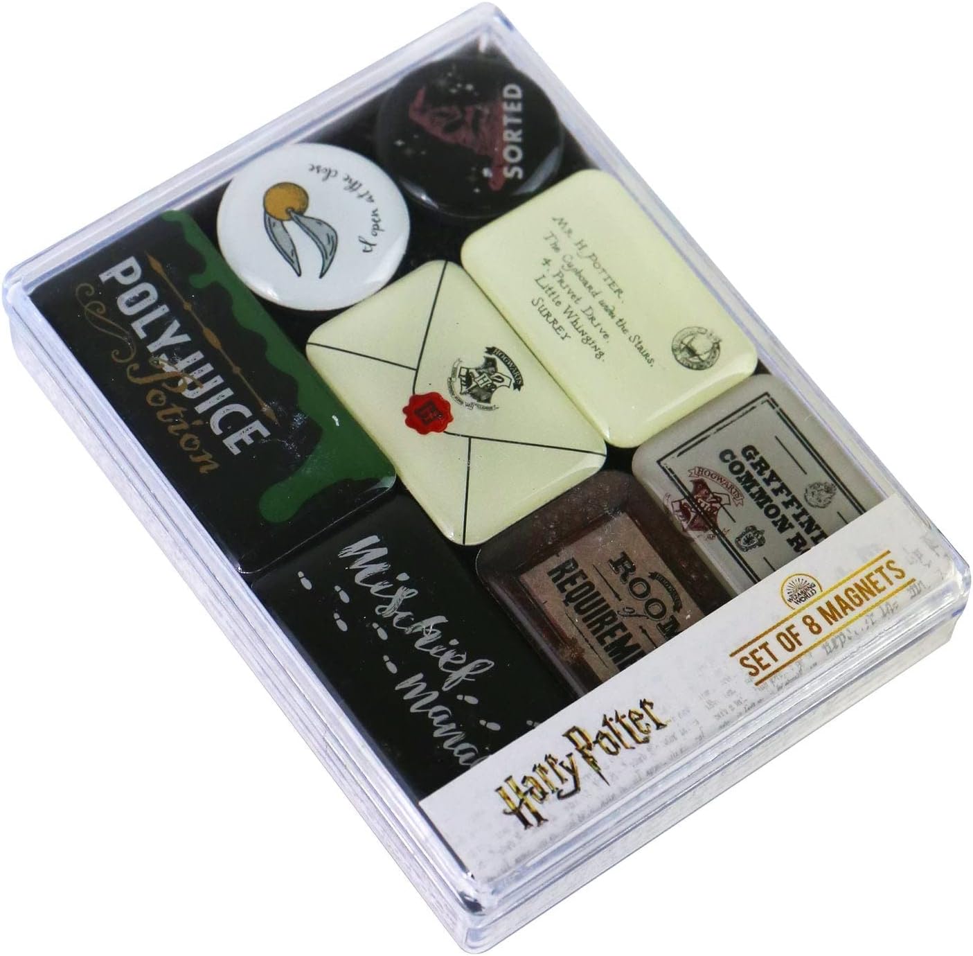 Harry Potter Magnetic Magnets, Multicoloured, One Size : Amazon.co.uk ...
