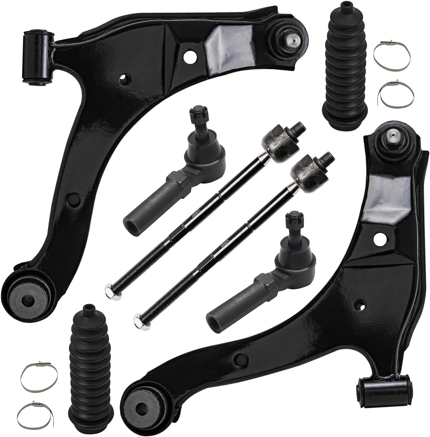 Amazon.com: Detroit Axle - 8pc Front End Suspension Kit for 01-10 ...