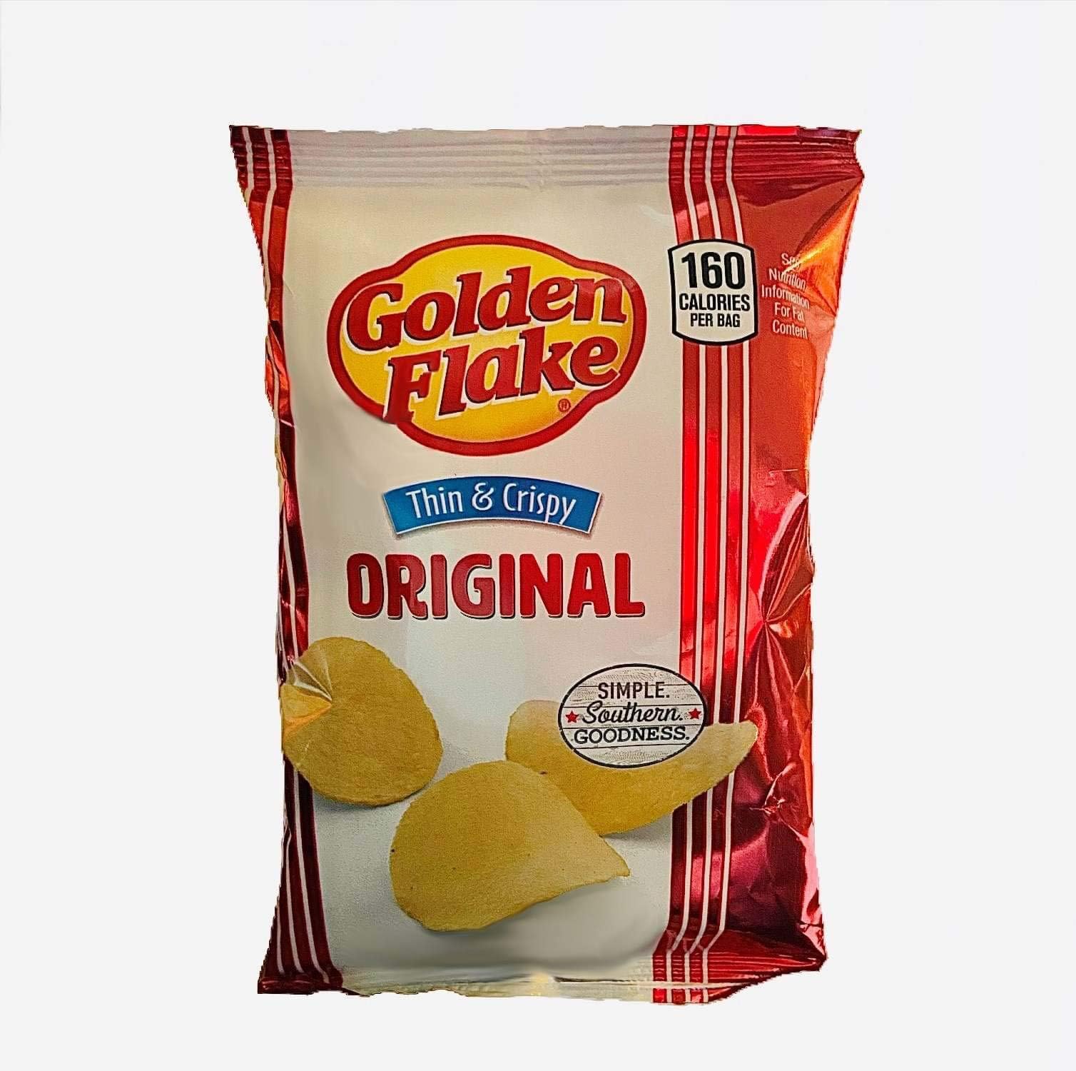 Amazon.com: Golden Flake Thin and Crispy Potato Chips 5 Ounce 4 Pack
