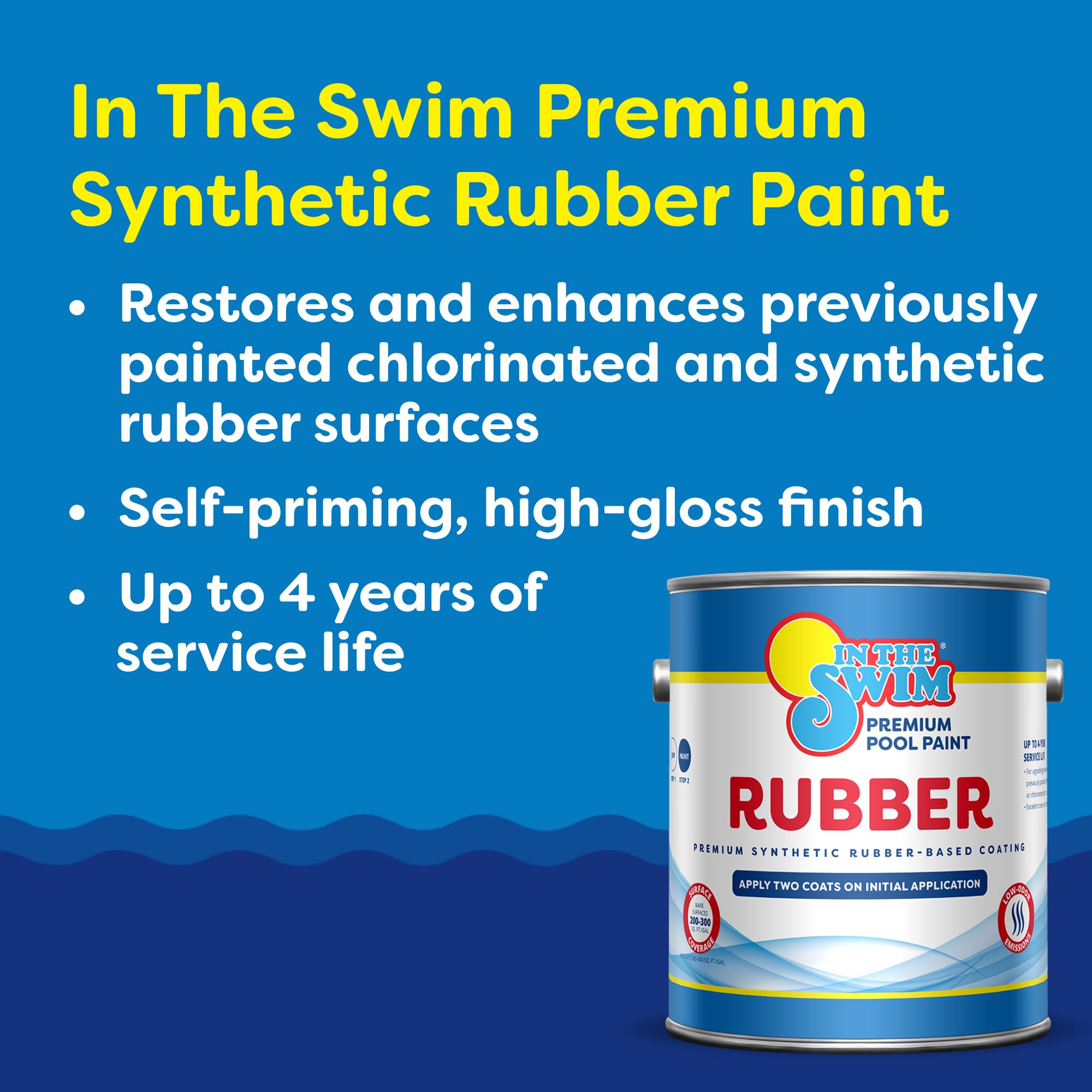 Snapklik.com : In The Swim Synthetic Rubber-Base Pool Paint