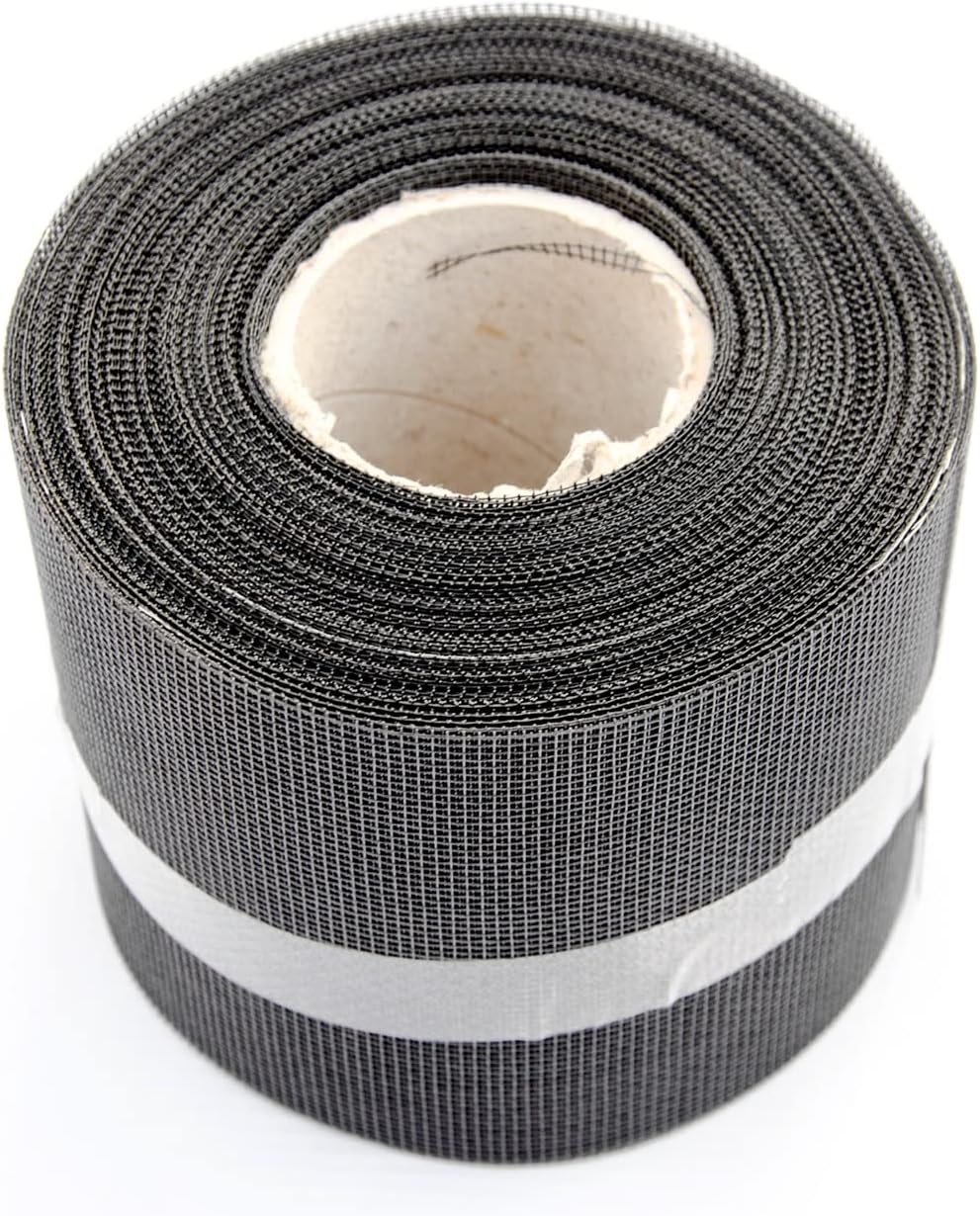 Black PVC Insect Mesh for Roof Fascias and Soffits (85mm x 30m roll ...