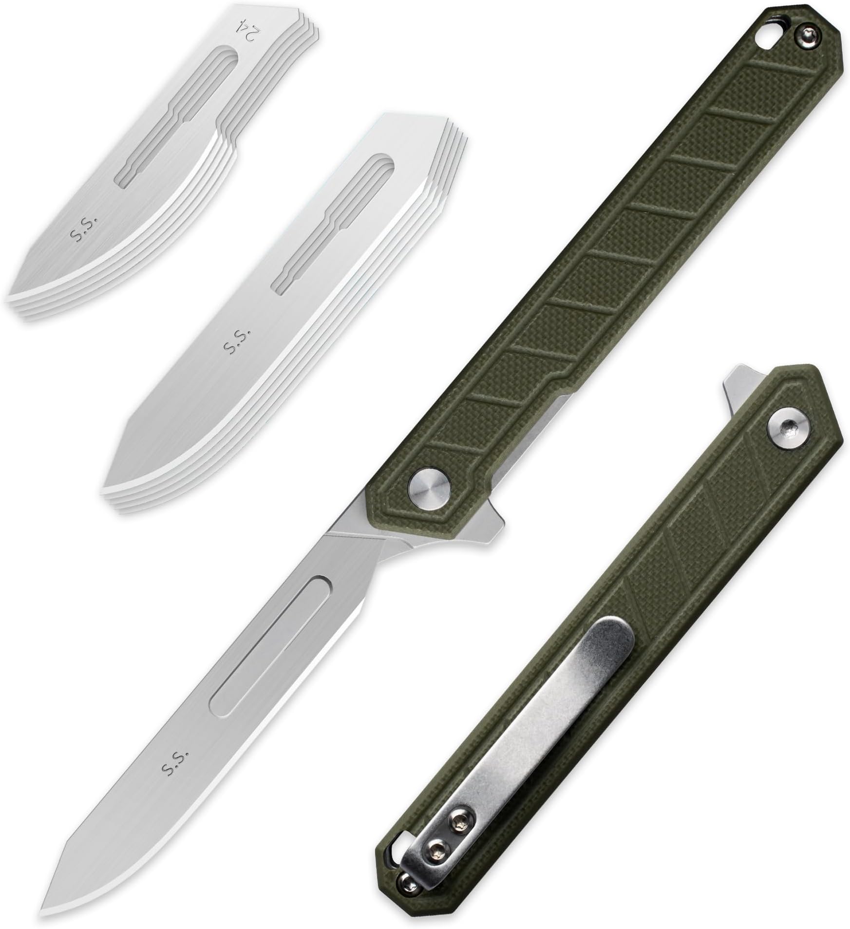 Amazon.com: VIFUNCO Folding Scalpel Knife, Pocket Knife for Men, Small ...