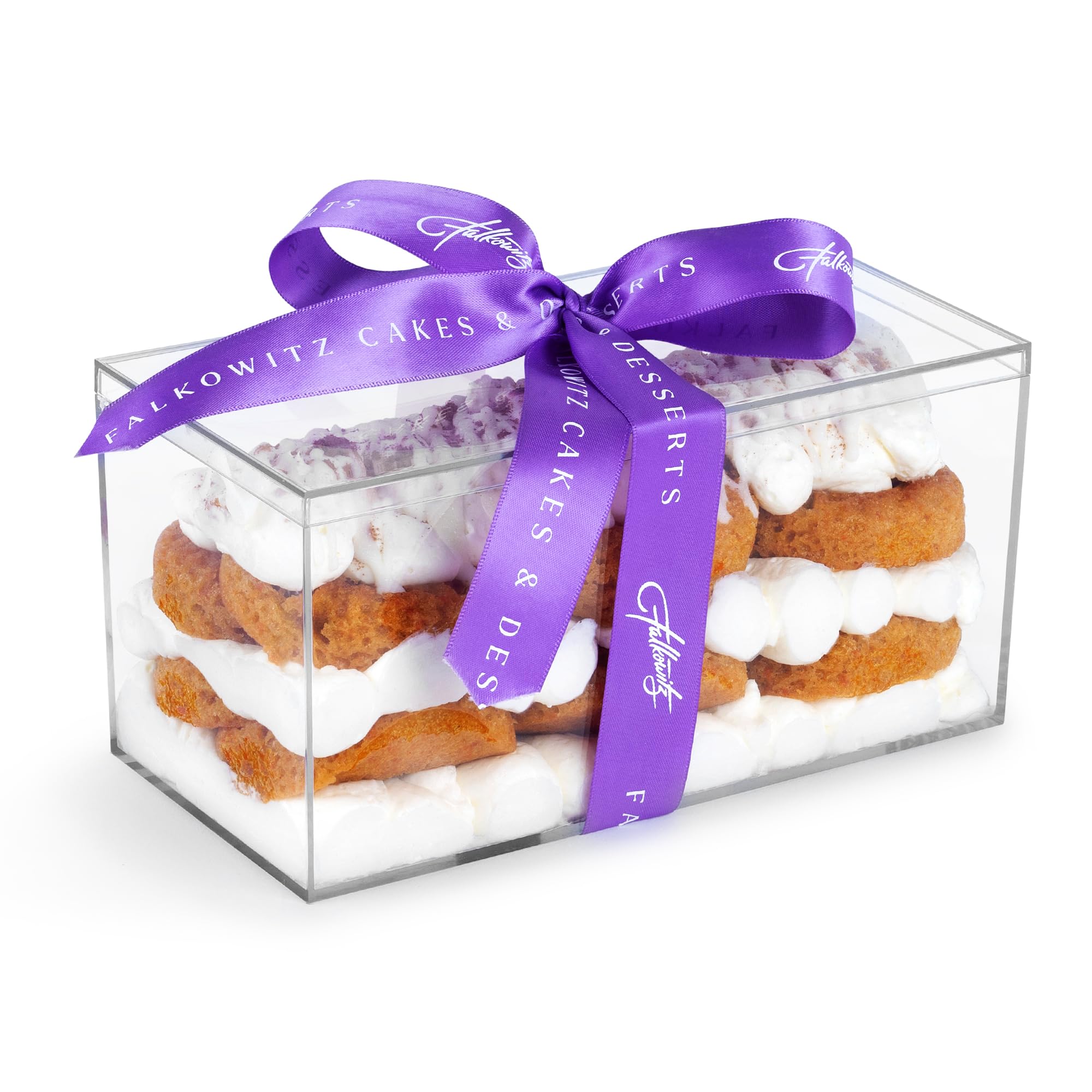 Amazon.com: Falkowitz Fresh Carrot Layer Cake – 4x8 Inches Moist, Soft ...