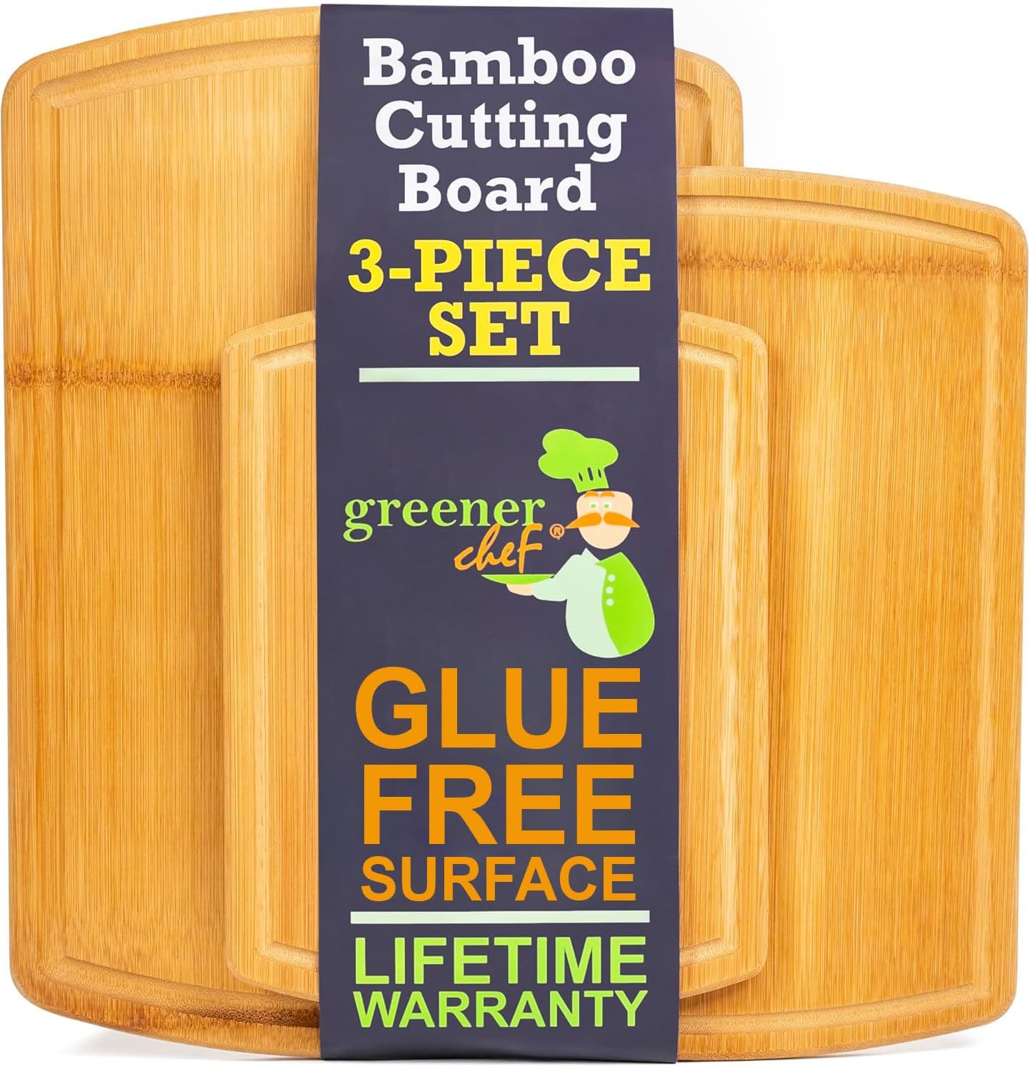 Amazon.com: BonCera, SOLID SINGLE PIECE WOODEN CUTTING BOARD SKILLED ...