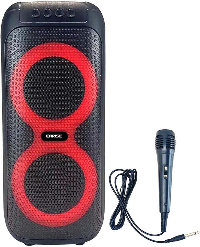Amazon.com: EARISE Portable Party Bluetooth Speakers with Exciting RGB ...
