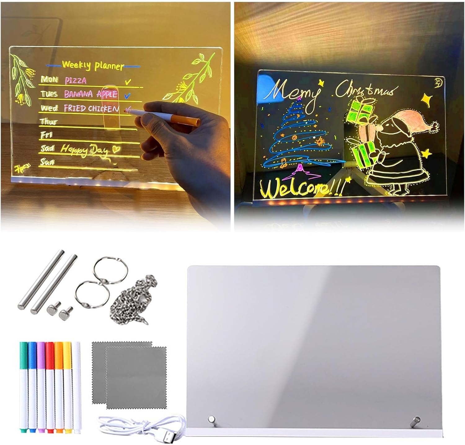 Amazon.com: Lumiboard LED Drawing Board for Kids & Adults, Rechargeable ...