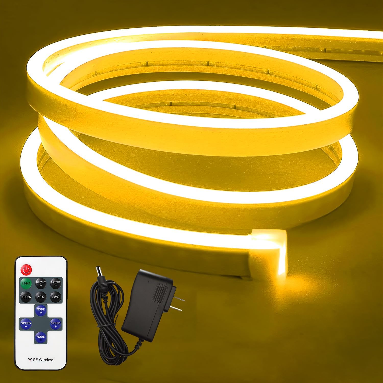 5M Neón LED，Tira LED Neon Flexibles,LED Regulabl Luces LED flexibles de ...