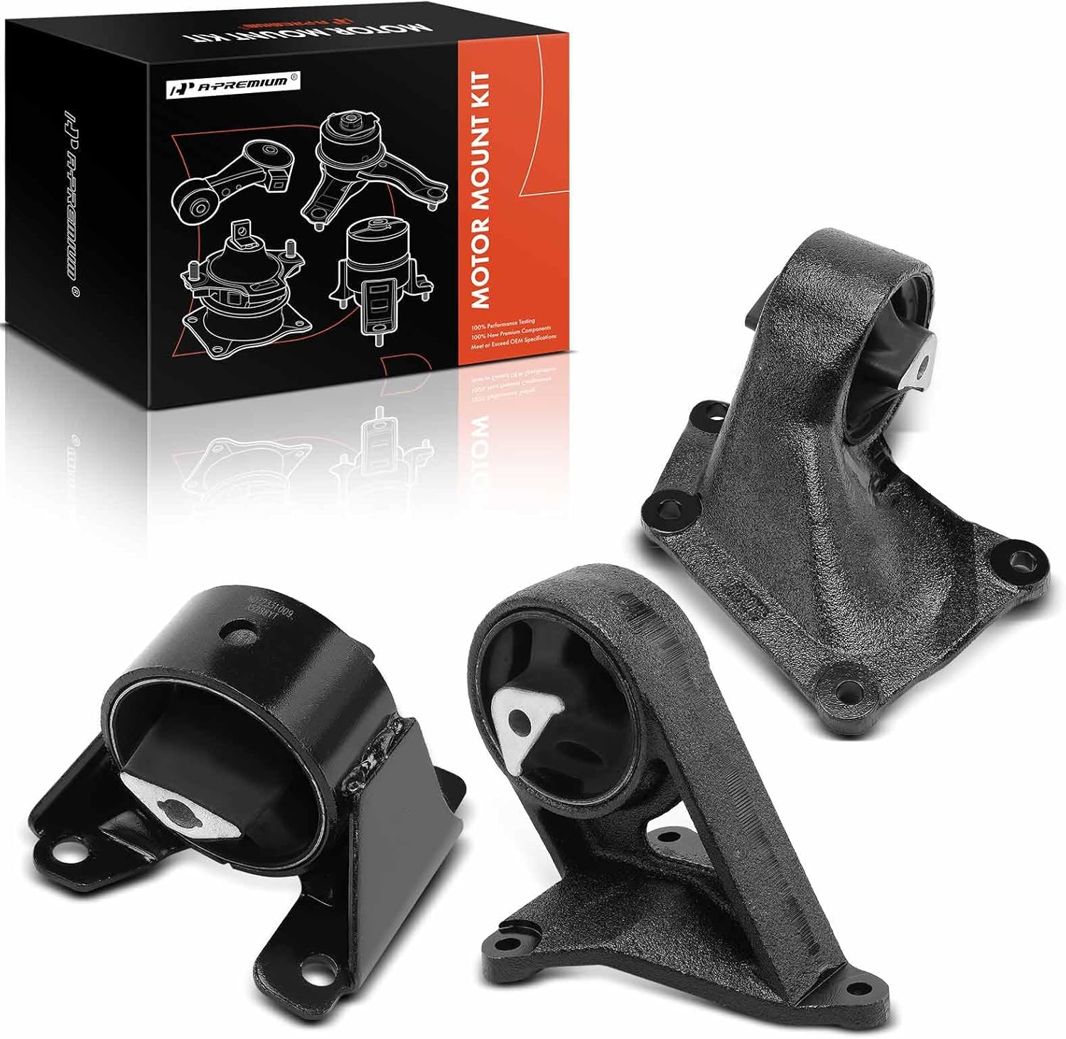 Amazon.com: A-Premium 3PCS Engine Motor Mount and Transmission Mount Kit Compatible with Jeep WJ ...