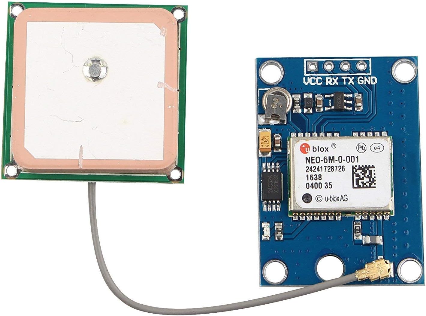 GY-GPS6MV2 NEO-6M GPS Module + GPS Ceramic Antenna for Arduino Drone ...