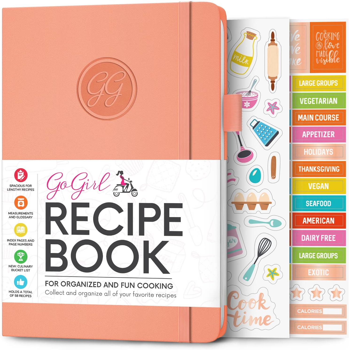 Amazon.com : Mindmellow Blank Recipe Book to write in your own recipes ...