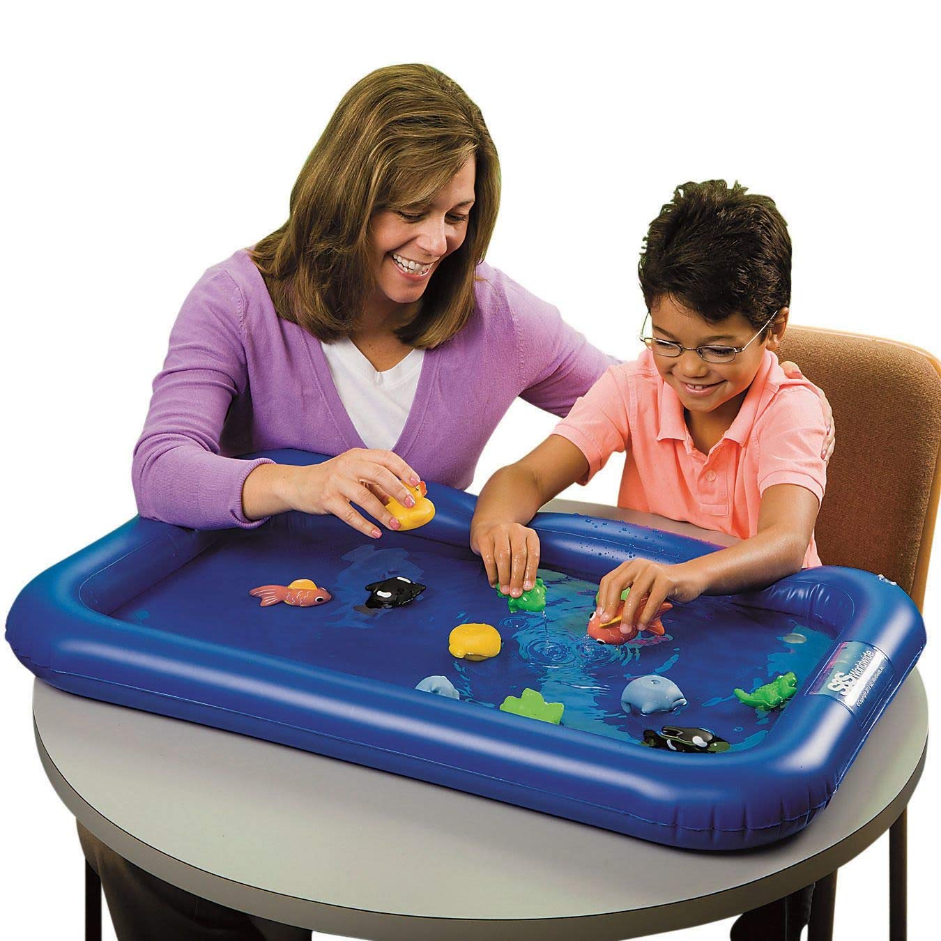 Waba Fun Inflatable Work Station Tray for Kinetic Sand Bubber Play ...