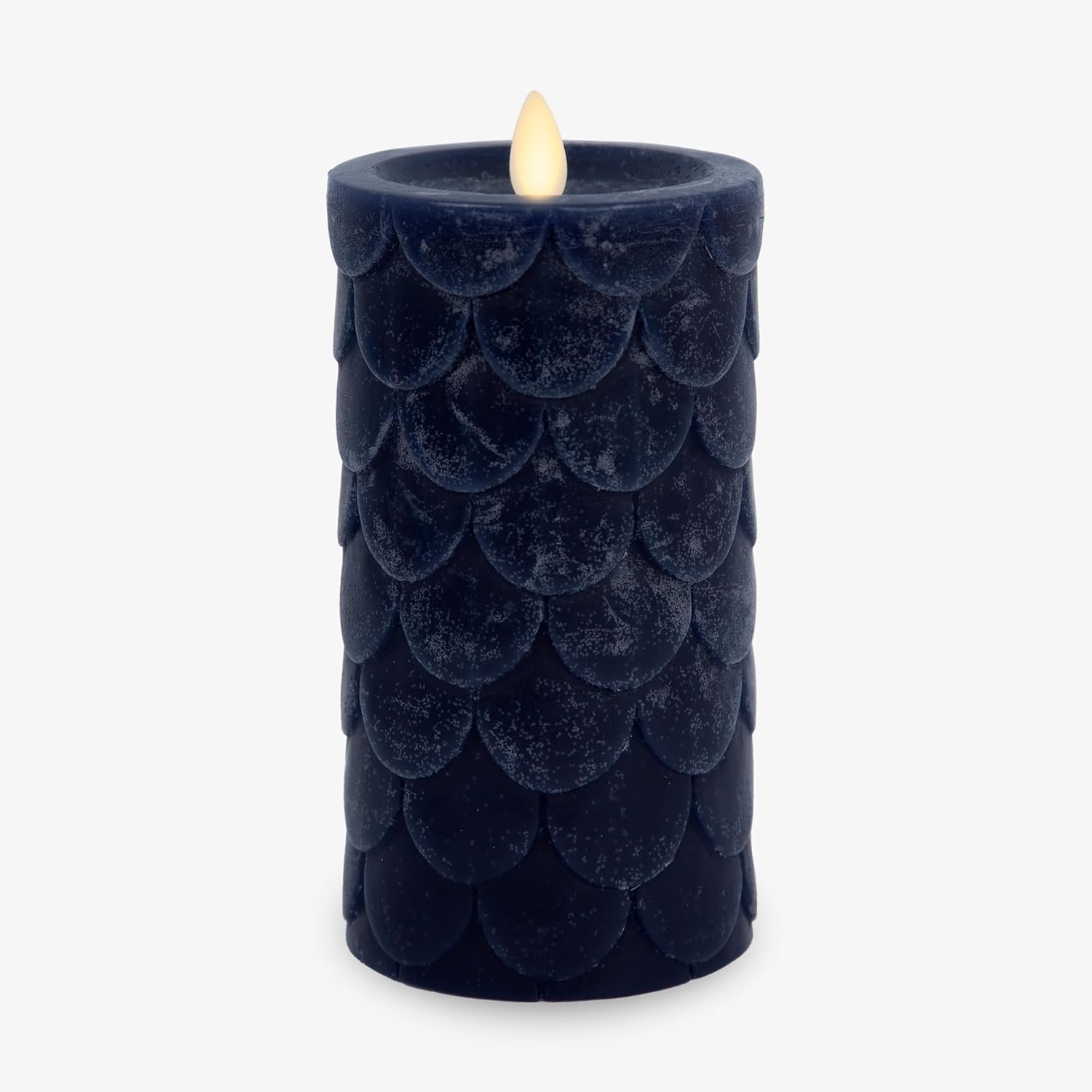 Amazon.com: Luminara Embossed Fish Scale Flameless LED Candle, Midnight ...