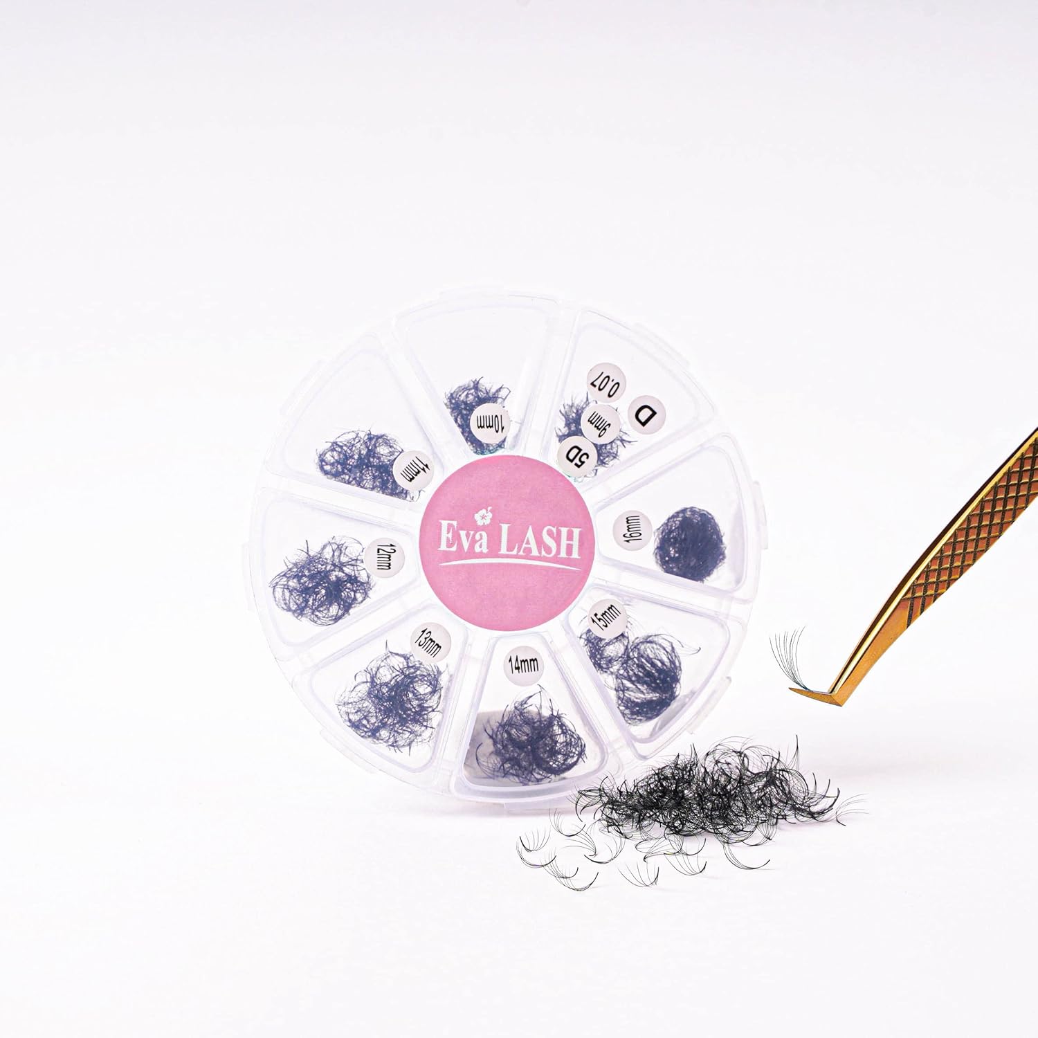 Amazon.com: Eva LASH 1000 Fans Promade Fluffy Wispy Fans Eyelash ...