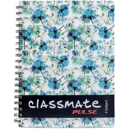 Amazon.com : Classmate Premium 6 Subject Notebook - A4, Soft Cover, 300 ...