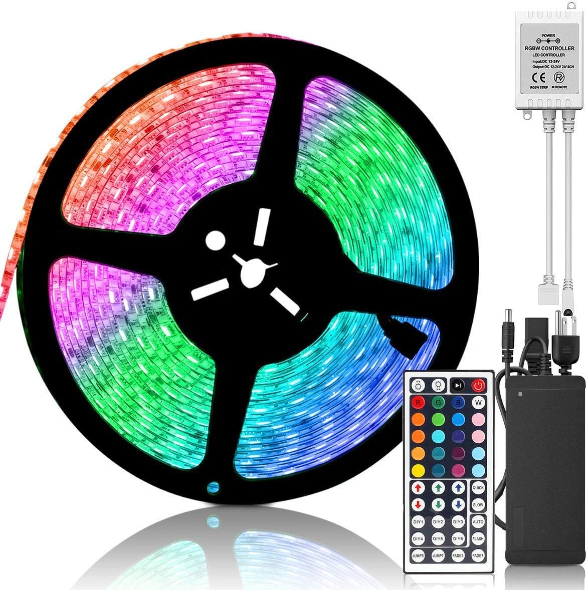 Amazon.com: SUPERNIGHT LED Strip Lights Waterproof Flexible Rope 32.8ft ...