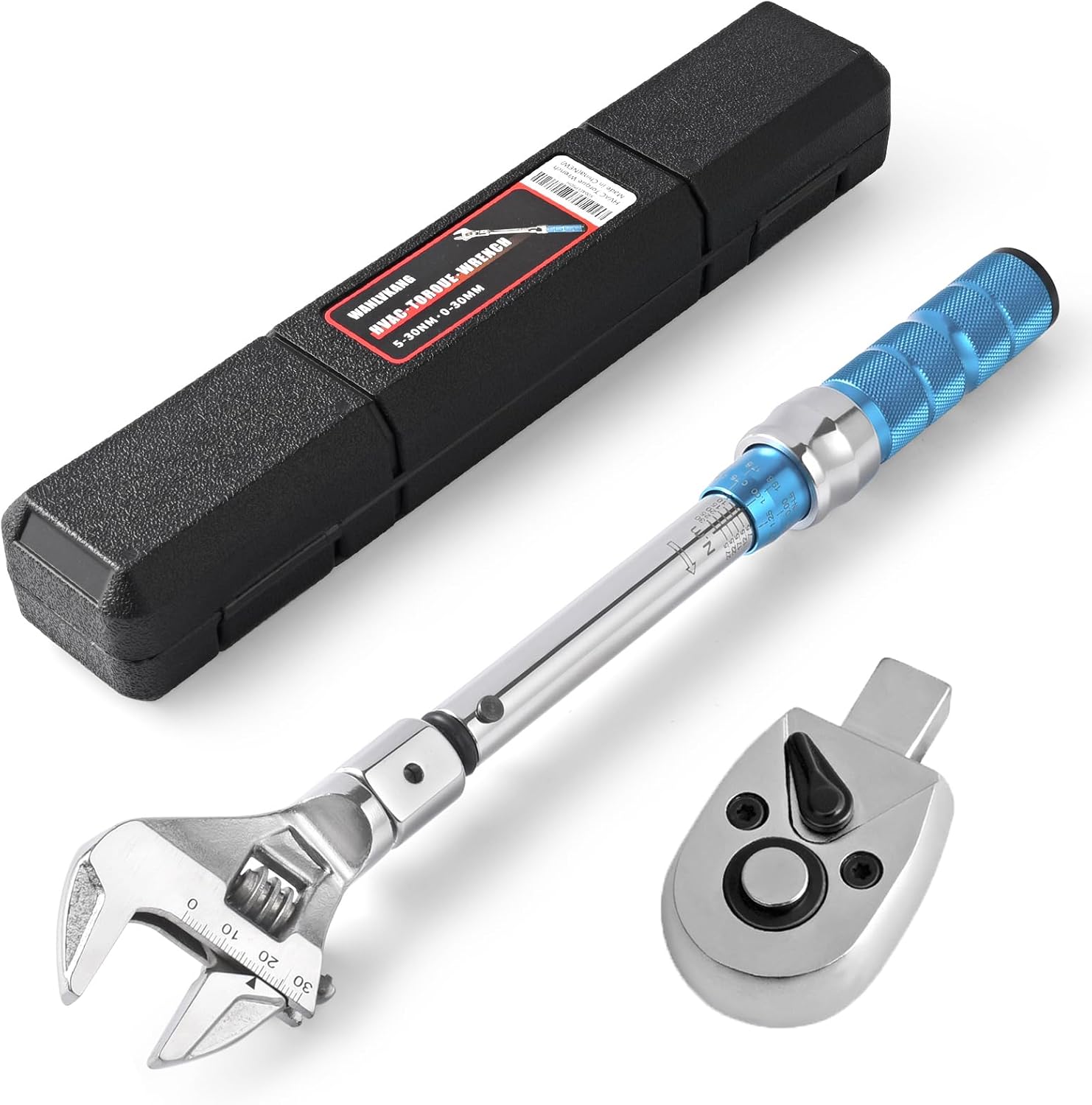 wanlvkang Open End Torque Wrench and Ratchet Head, Adjustable Torque ...