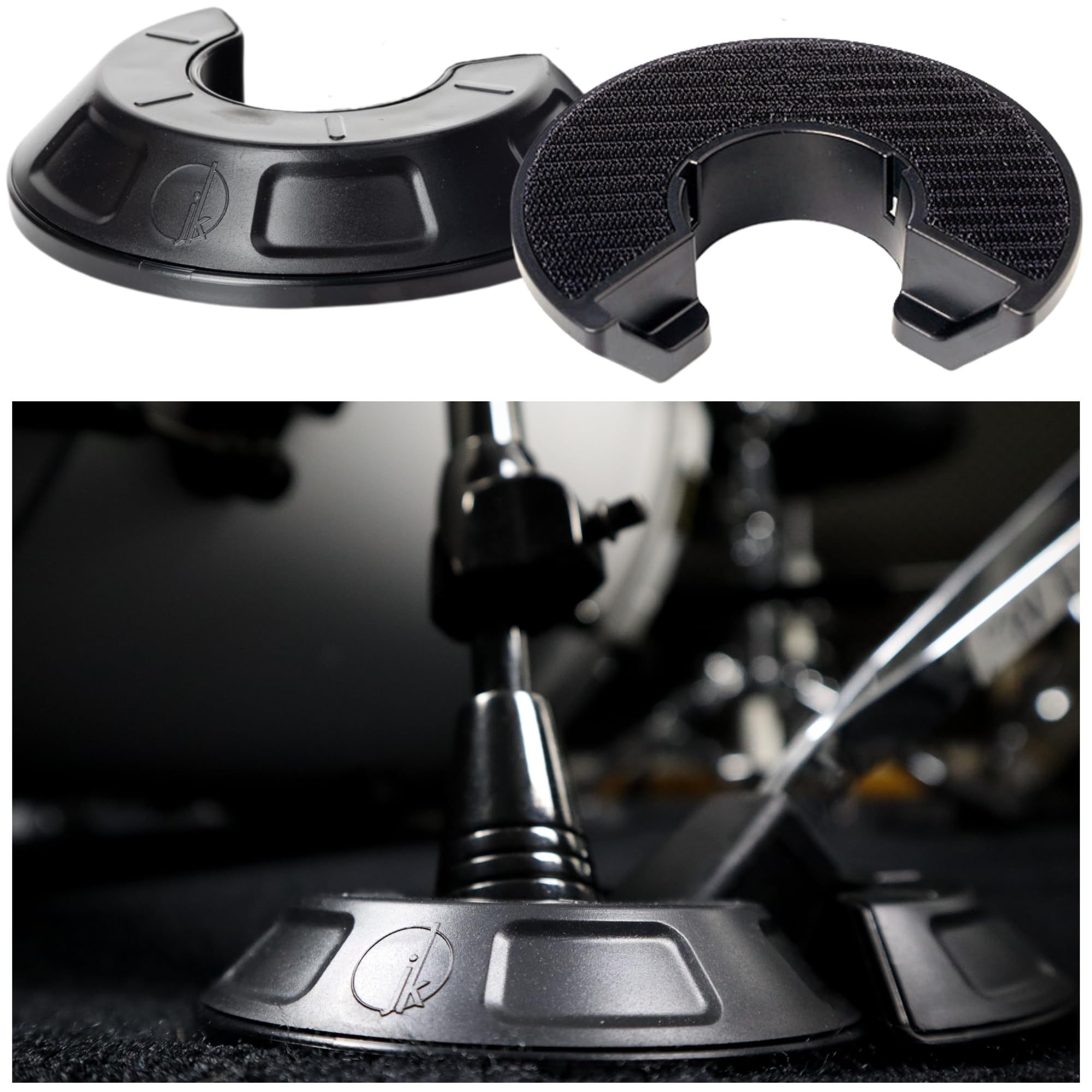Amazon.com: JK DRUMPLATES 2-Pack Drum Hooves | Stabilize Your Drumset ...
