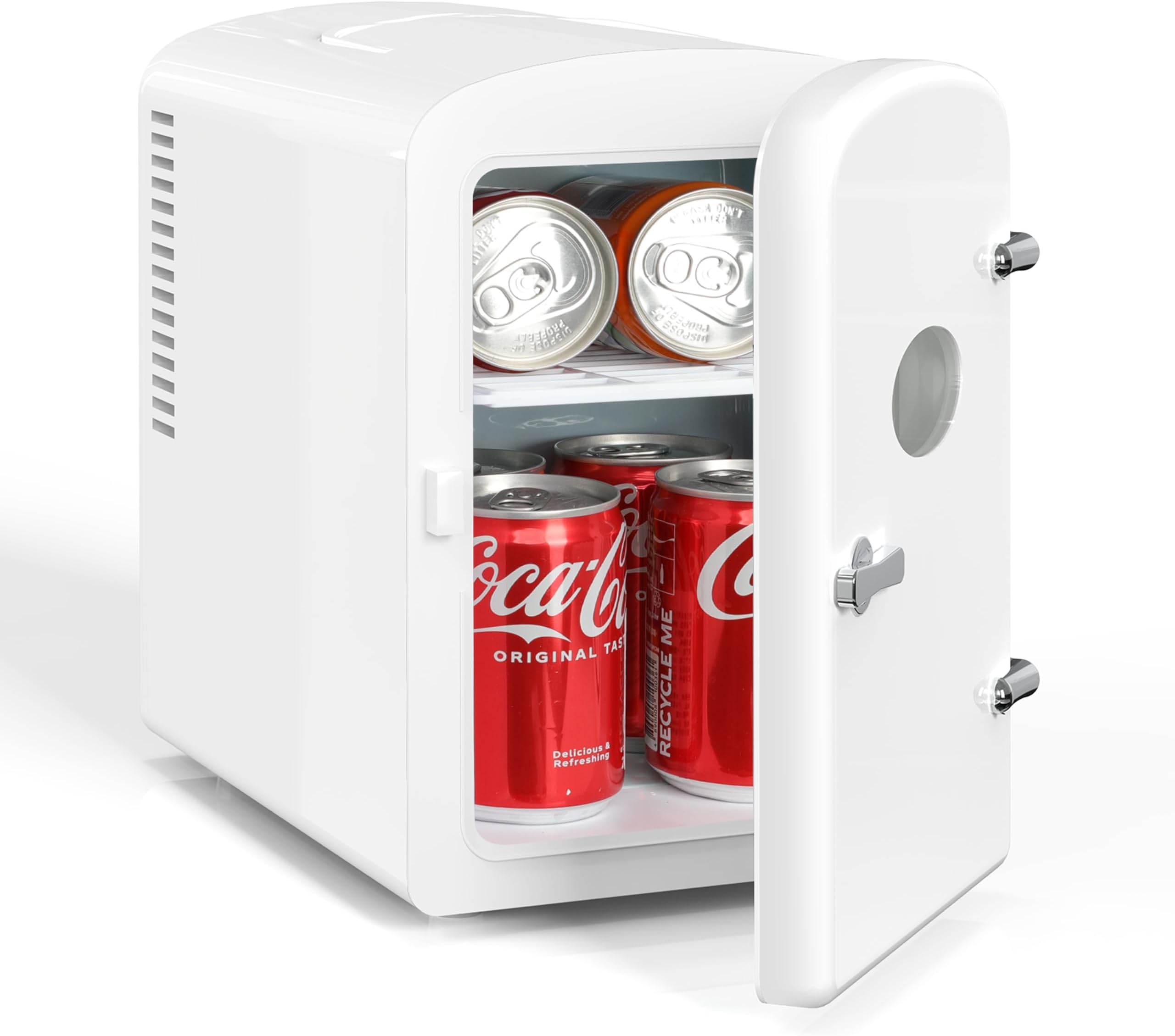 Amazon.com: HealSmart Portable Mini Fridge, 6 Liter 9 Can Cooler and ...