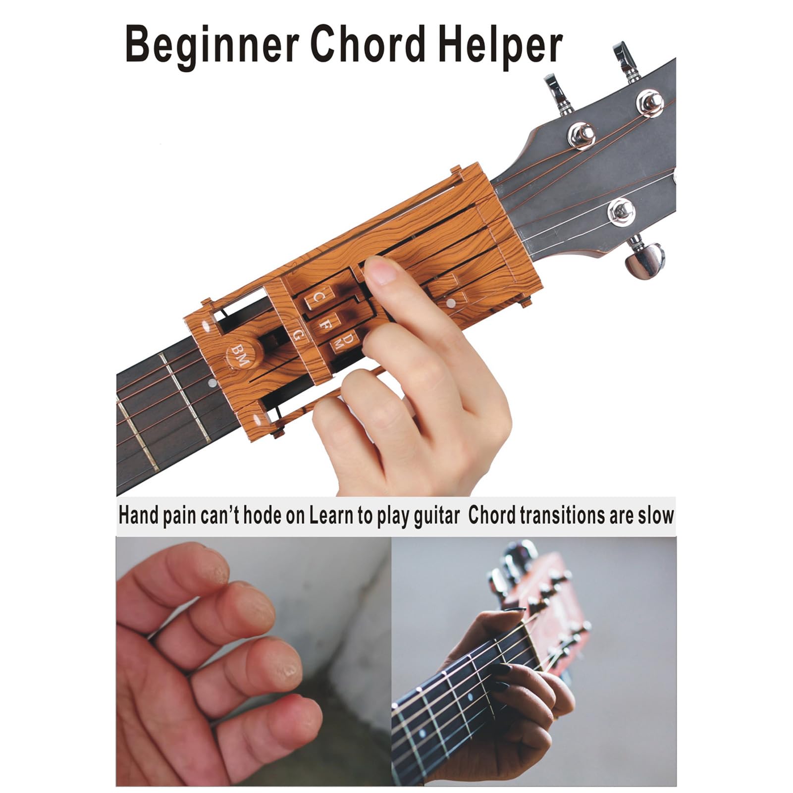 Aeroband Guitar Guitar Cord Presser Portable Guitar Chord Helper And ...
