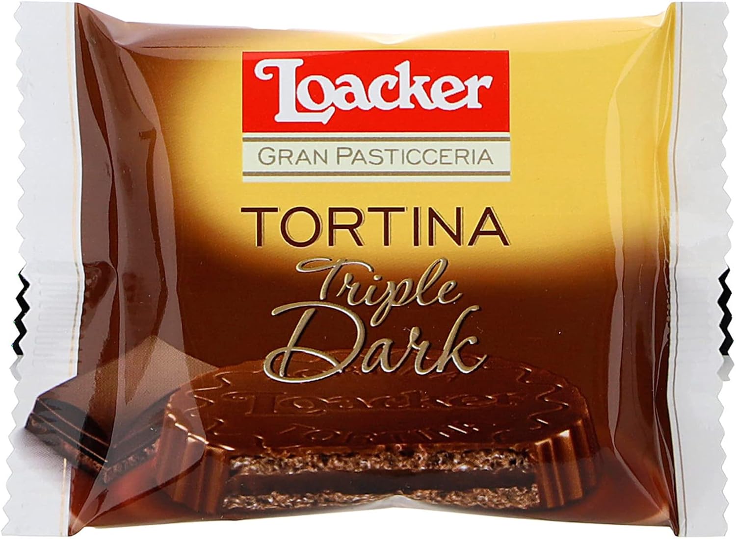 Loacker Tortina Triple Dark Chocolate, 21 g : Buy Online at Best Price ...