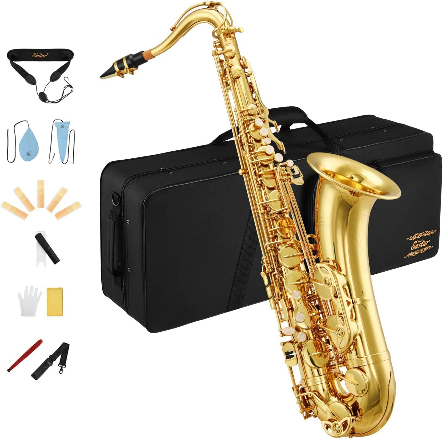 Amazon.com: Selmer STS411 Intermediate Tenor Saxophone - Lacquer ...