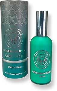 Bart's Balm Aftershave Balm For Men 100ml Handmade- Argan Oil - Amber ...