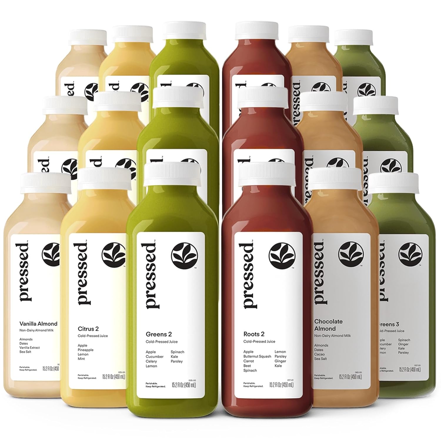 Amazon.com : Pressed Juicery 3-Day Juice Cleanse 1 Variety Pack ...