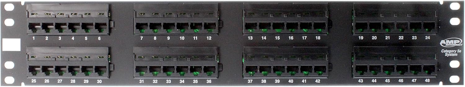 Amazon.com: TE Connectivity AMP 406331-1 Netconnect Cat5E 110 48-Port ...