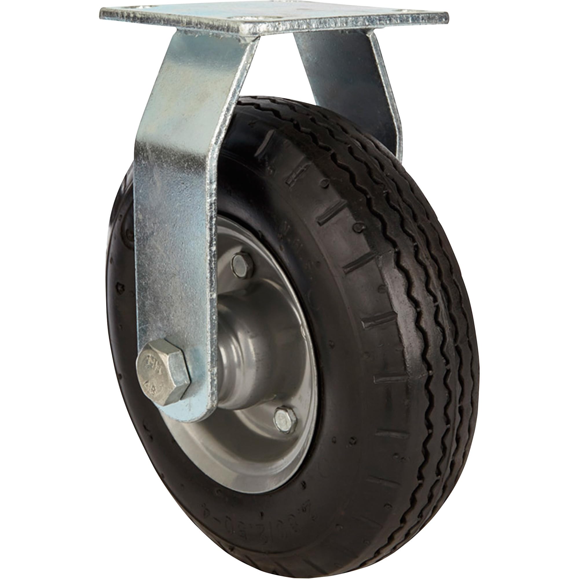 Strongway 10in. Rigid Flat-Free Rubber Foam-Filled Caster - 300-Lb ...