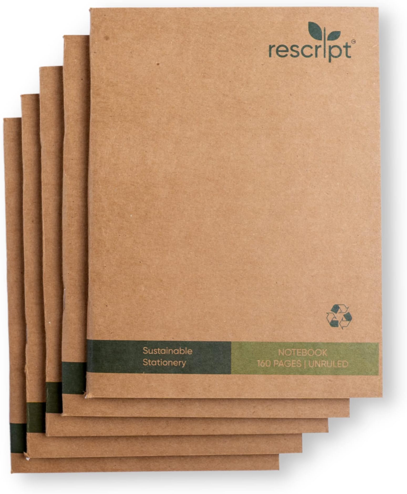 rescript King Size 160 Pages Unruled Notebook | Pack of 6 | Eco ...