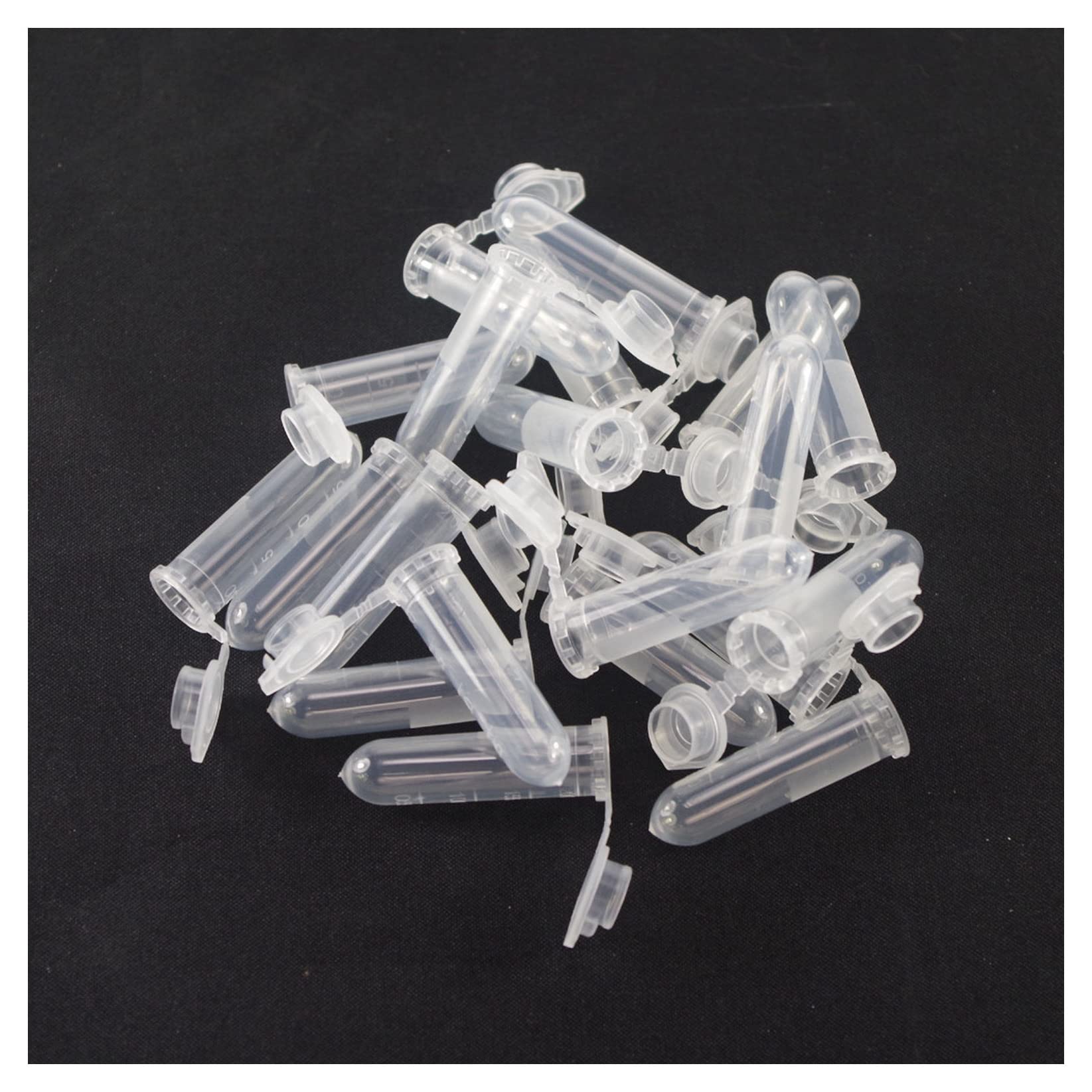 Xiaopangtech Plastic Test Tubes 100pcs 2ml Lab Plastic Scale Centrifuge ...