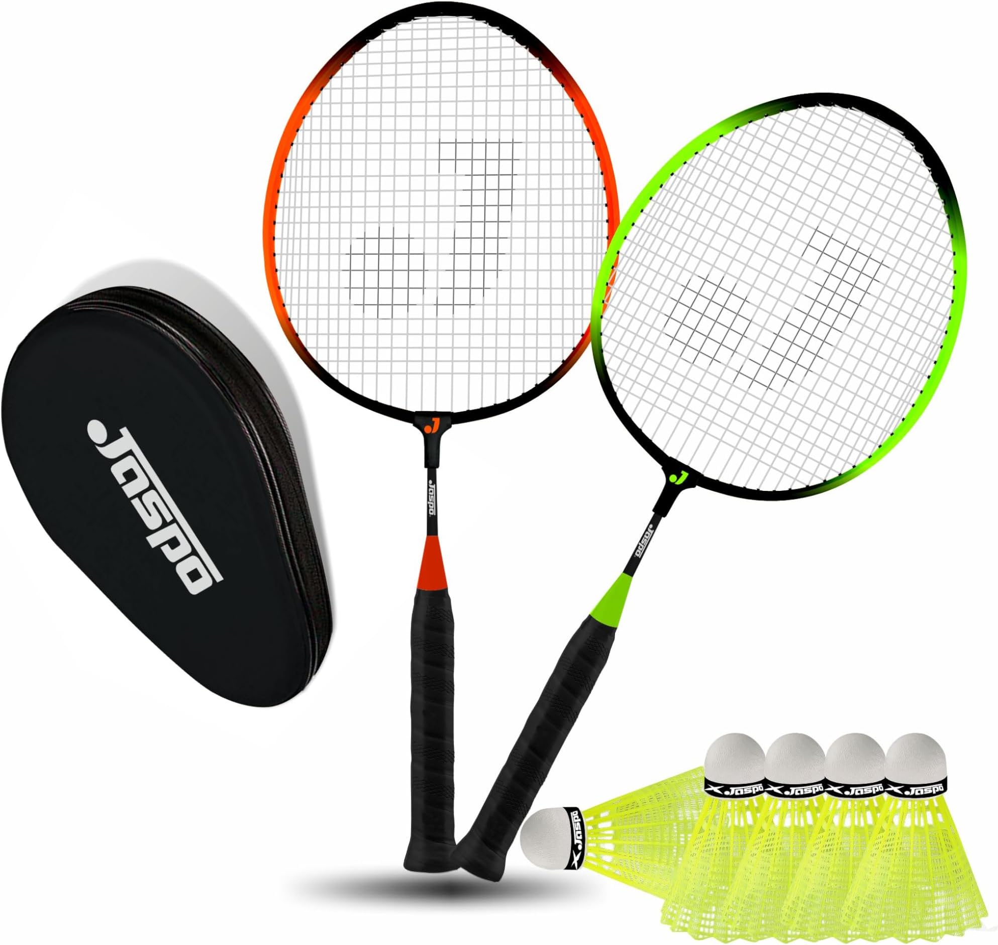 Buy Jaspo Kidzy Steel Badminton Racquet Set (Racket Length -18 Inches ...