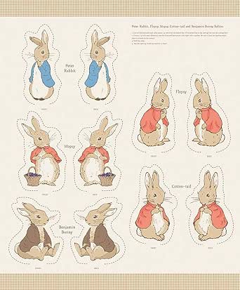 Amazon.com: Riley Blake Peter Rabbit Collection, Premium Quilting ...