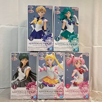 Amazon.co.jp: Sailor Moon 5 Figure Set : Hobbies