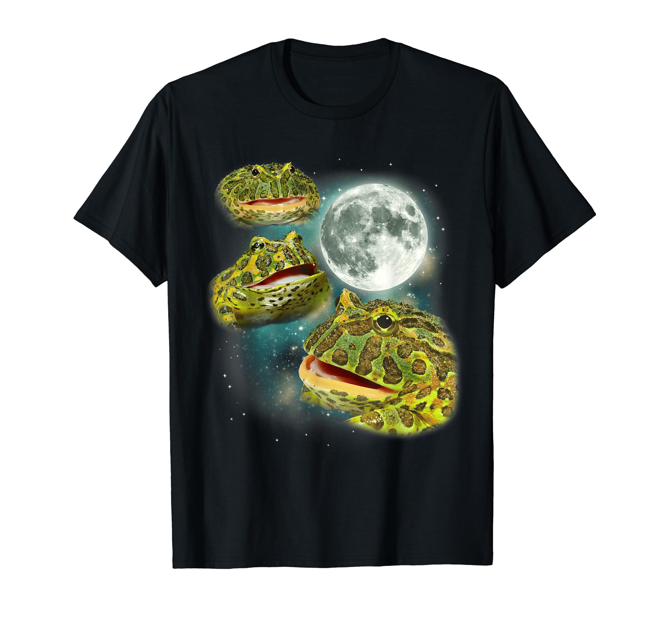 Amazon.com: Three Frog Moon | 3 Pac Frogs Howl At The Moon Parody Meme ...