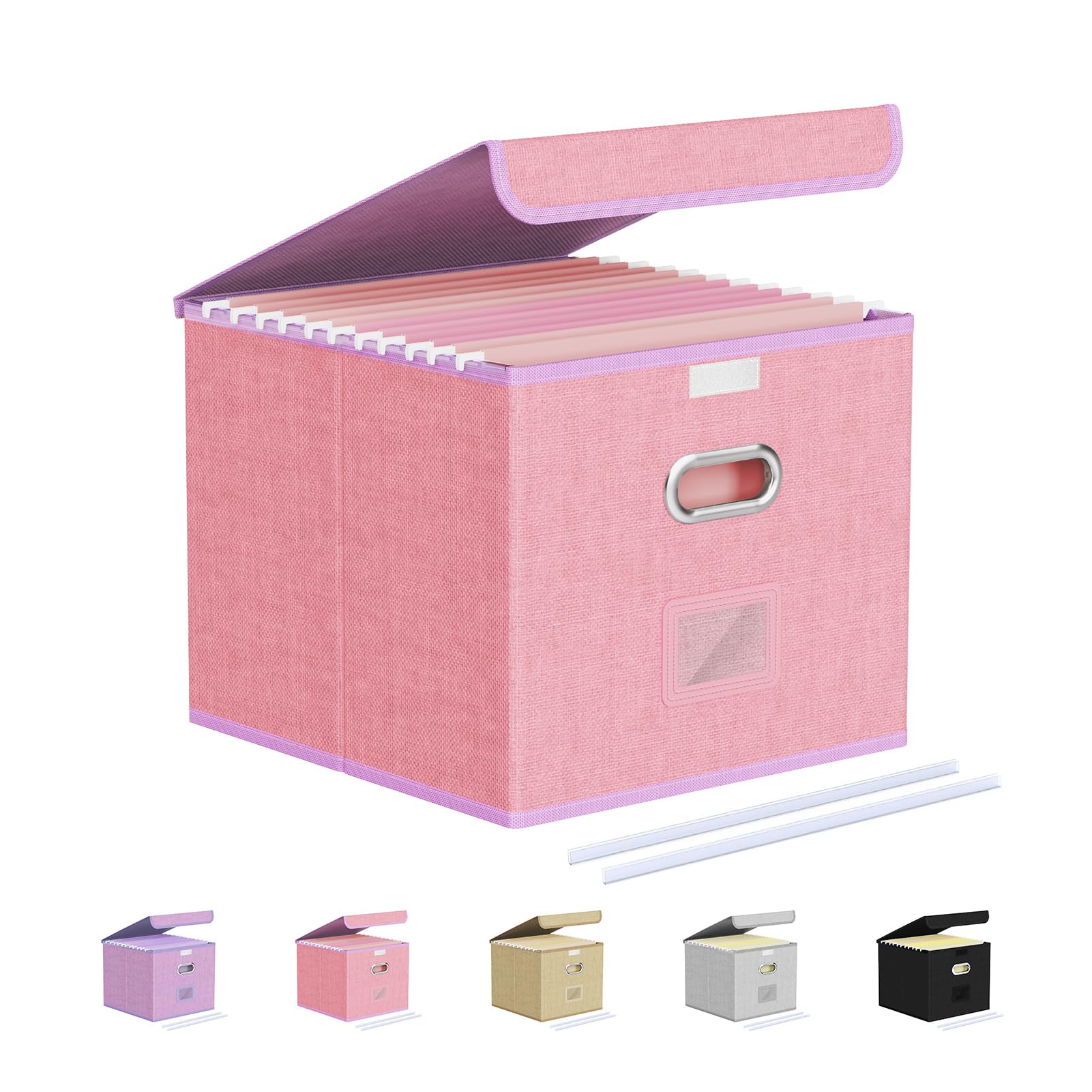 Snapklik.com : Oterri Collapsible File Organizer Box For Office/Decor ...