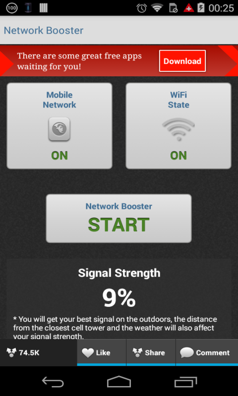 Network Speed Booster:Amazon.de:Appstore for Android