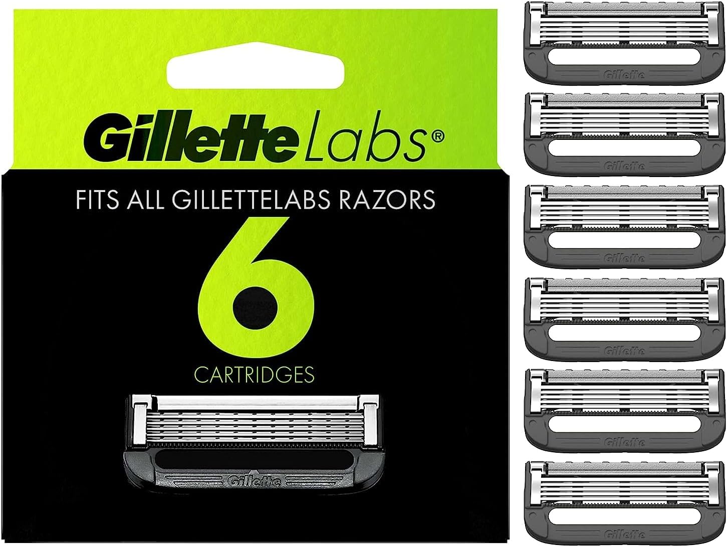 Amazon.com: Gillette Heated Razor for Men by GilletteLabs Razor Blade ...