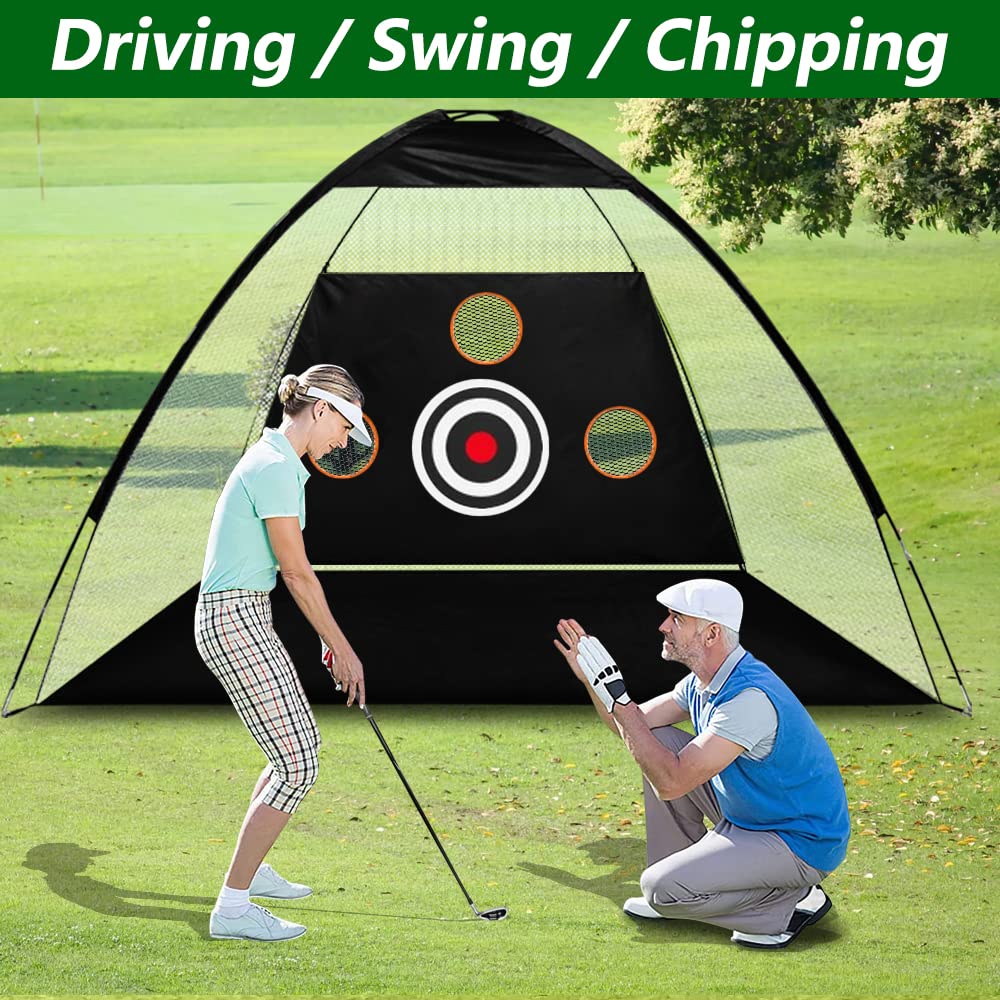 Improve Your Golf Skills with Our Complete Practice Set - 10x7ft Net ...