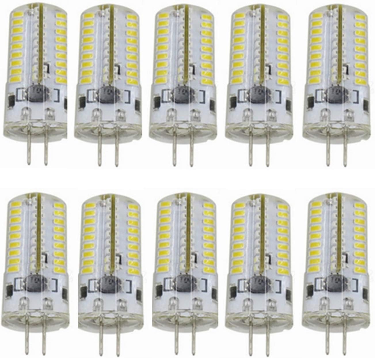 Amazon.com: ZeZhen LED Light Bulbs LED Bi-pin Base Bulbs, GY6.35 4W AC ...