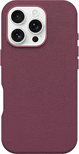 Amazon.com: OtterBox iPhone 16 Pro Symmetry Series Cactus Leather for MagSafe - Foxberry Pink