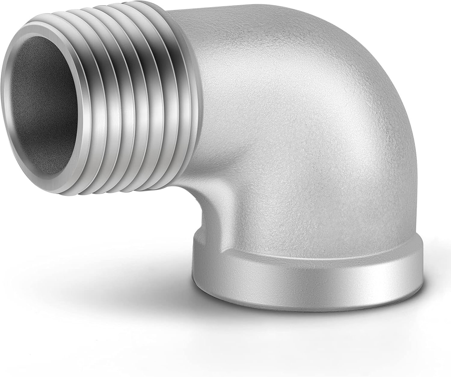 Buy TAISHER 5PCS 304 Stainless Steel 90 Degree Elbow 1 2 Inch NPT Male buy-taisher-5pcs-304-stainless-steel-90-degree-elbow-1-2-inch-npt-male