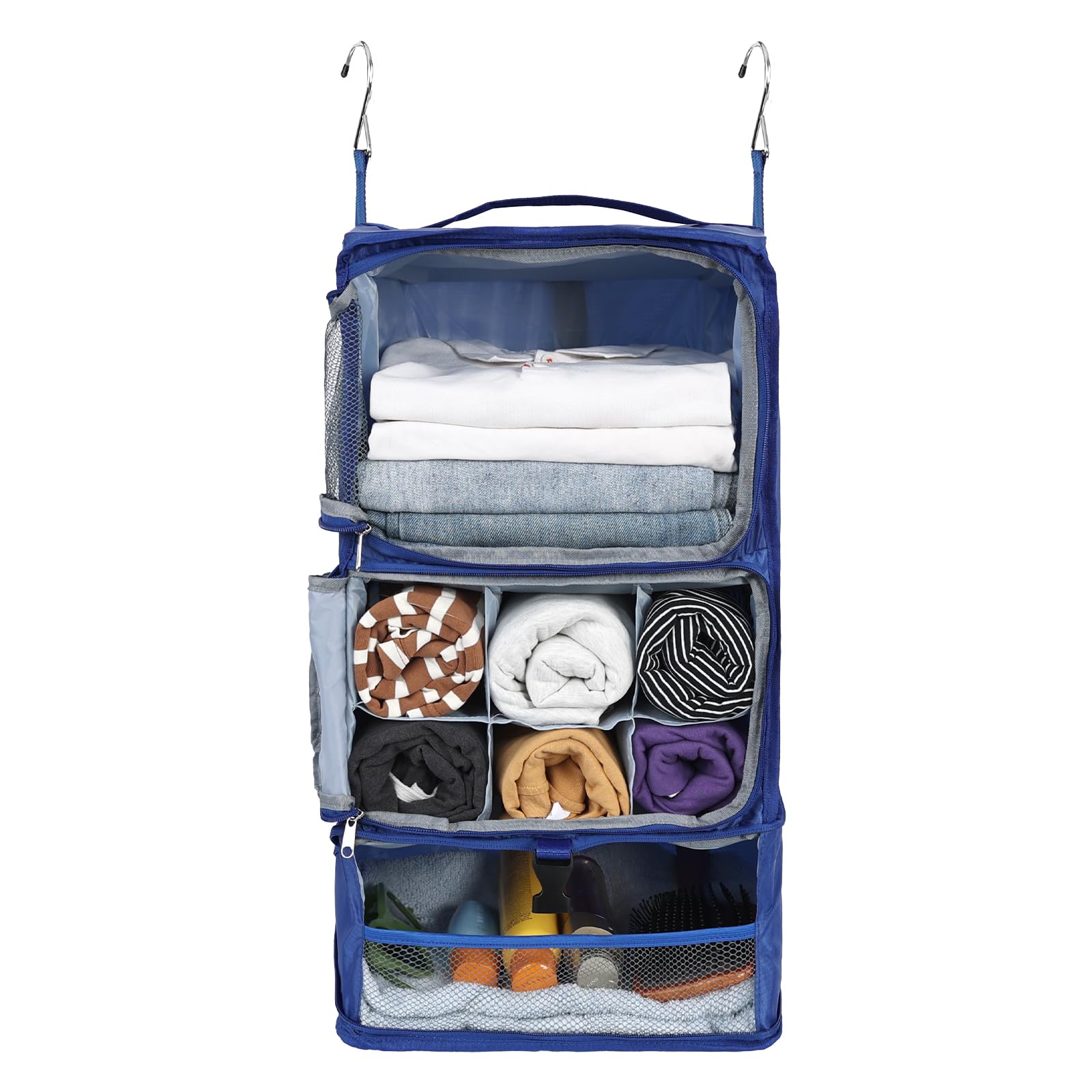 Amazon.com: Surblue Hanging Shelves Travel Storage Bag Compression ...