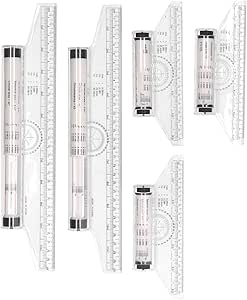 Amazon.com: 5Pcs Measuring Rolling Ruler, 3pc 6 Inch and 2pc 12 Inch ...