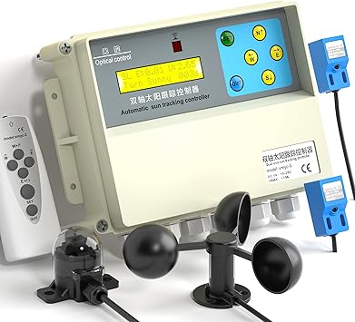 Amazon.com : Dual Axis Solar Tracker Controller, Automatic Sun Tracking ...