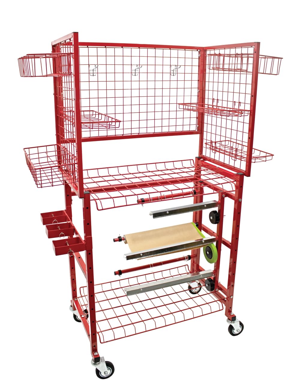 Amazon.com: Paint Prep Cart with Masking Paper Dispenser - Holds 12 ...