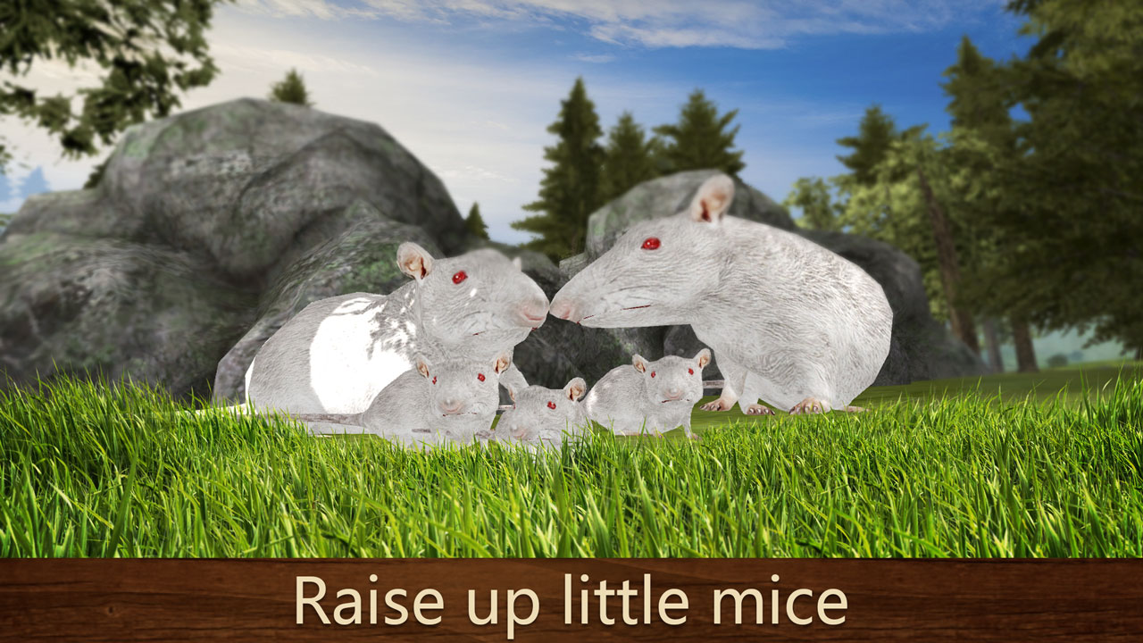 Forest Mouse Simulator Raise a Family of Little Cubs: Small Wild Mice ...