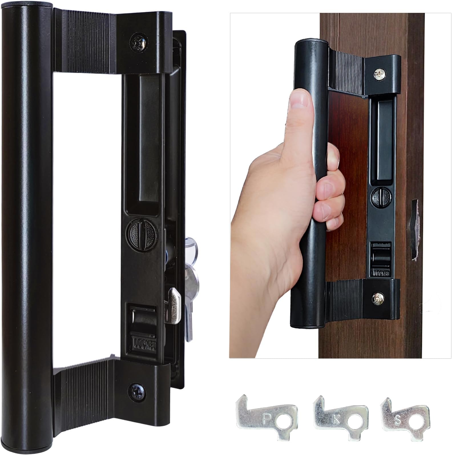 Amazon.com: Rockwell Security Modena Contemporary Sliding Door Offset ...