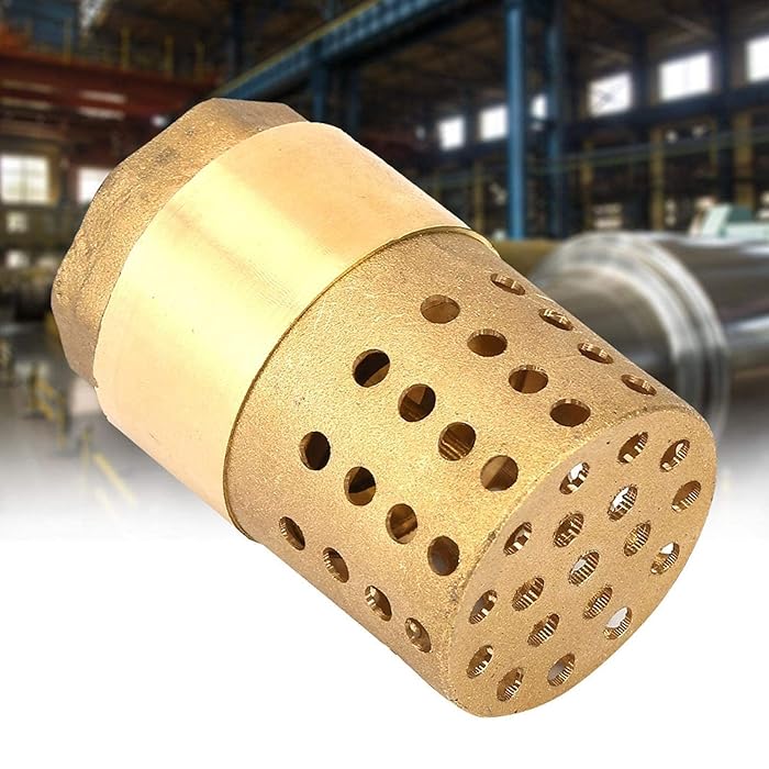 Buy LANTRO JS - Brass Foot Valve Check Valve with Holes Strainer Filter ...