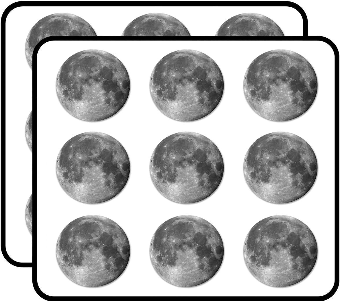 Amazon.com - GT Graphics Full Moon NASA Photo - 3" Vinyl Sticker - for ...
